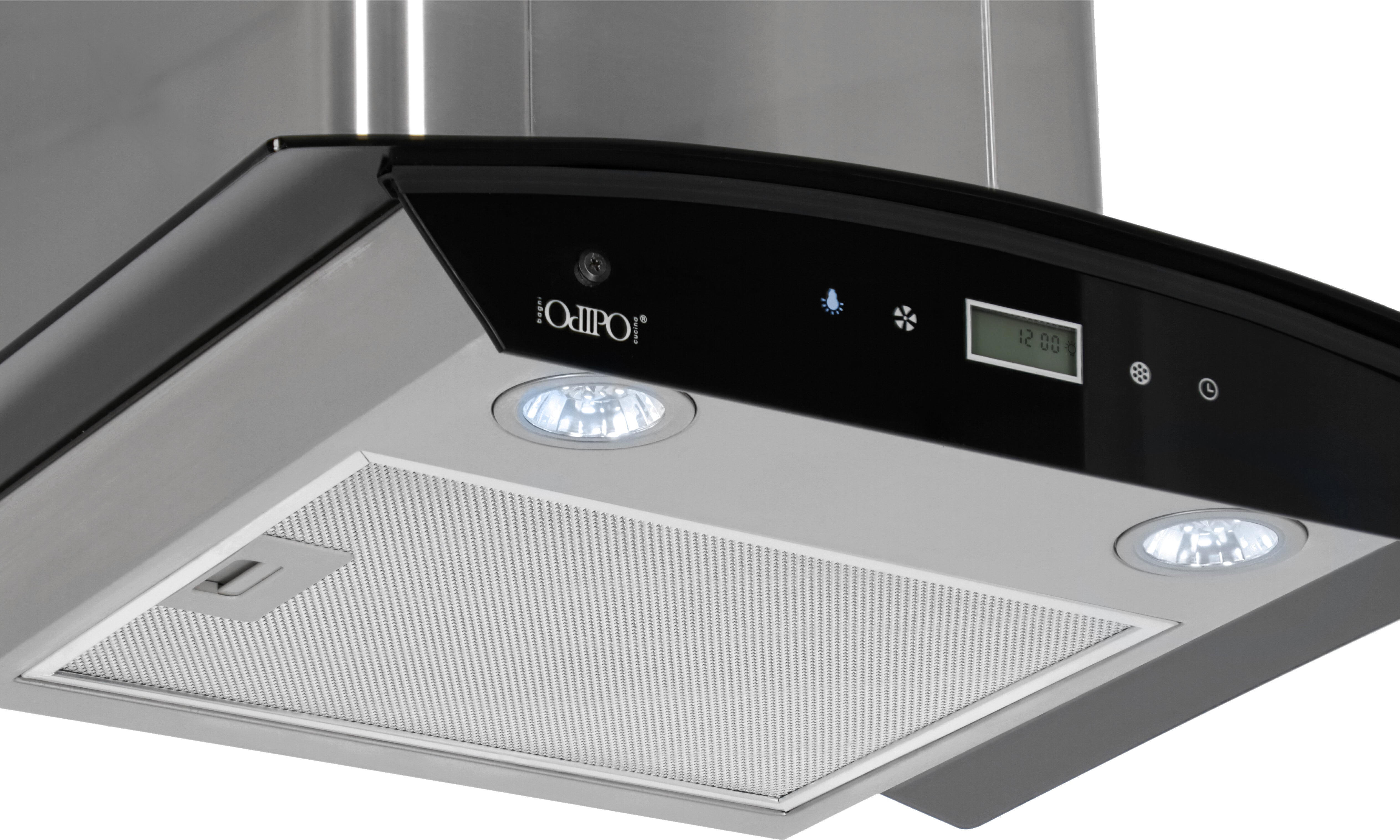 Campana de cocina de pared digital cristal curvo 60cm Marex Plus – OdIPO